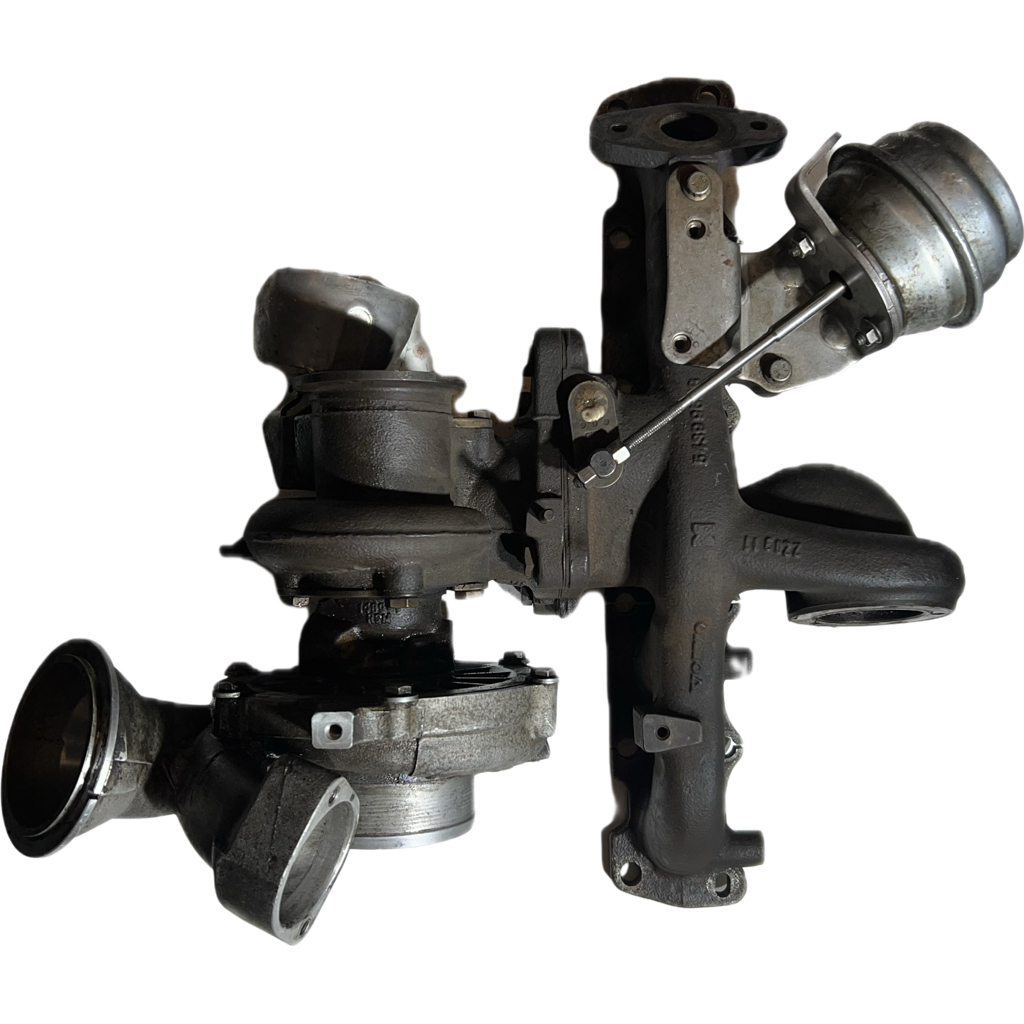 TURBO CON MULTIPLE DE ESCAPE VOLVO 2.4 DIESEL S60 XC60 XC70 31293086 ...
