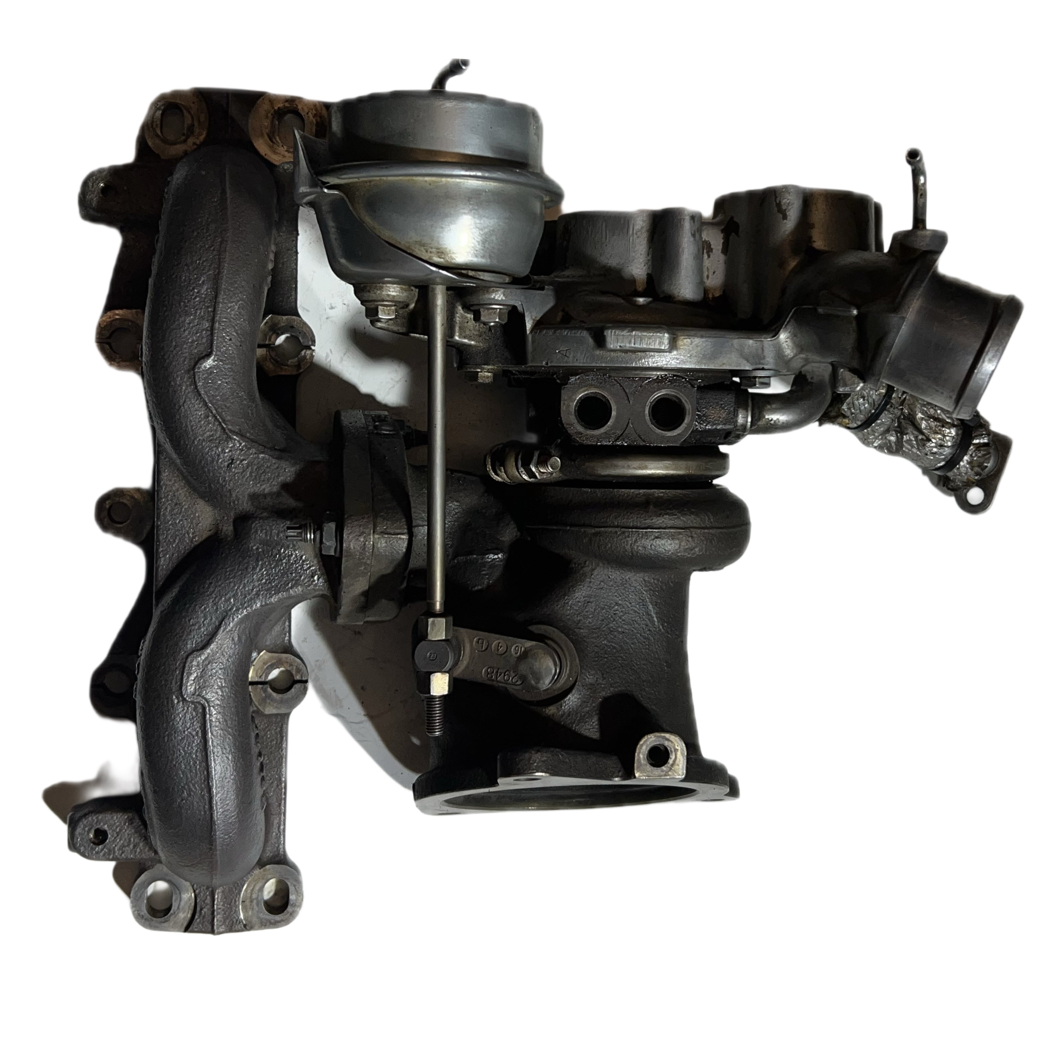 TURBO CON MULTIPLE DE ESCAPE VOLVO MOTOR 1.6 TURBO BENCINERO 543997001 ...